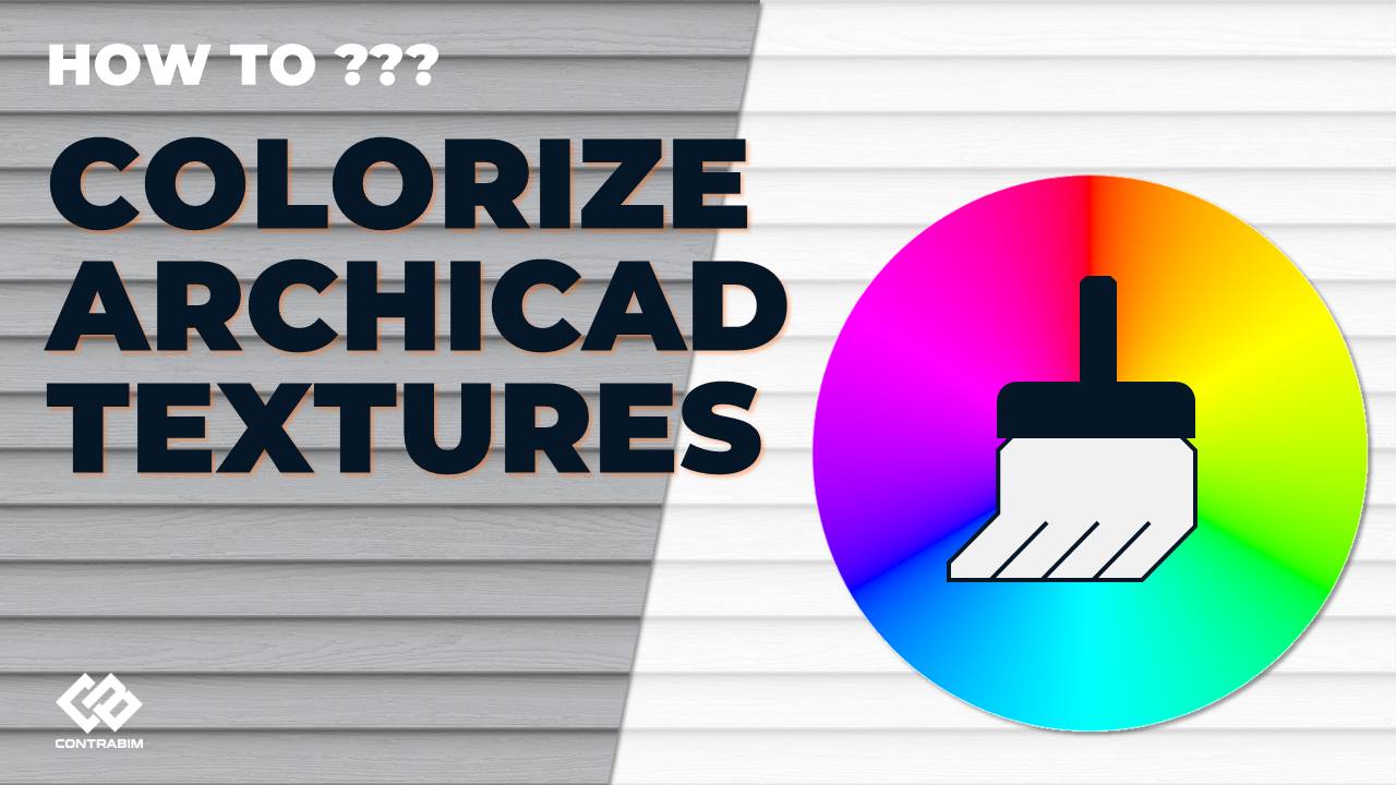 How to Add Color to Image Based Textures in Archicad