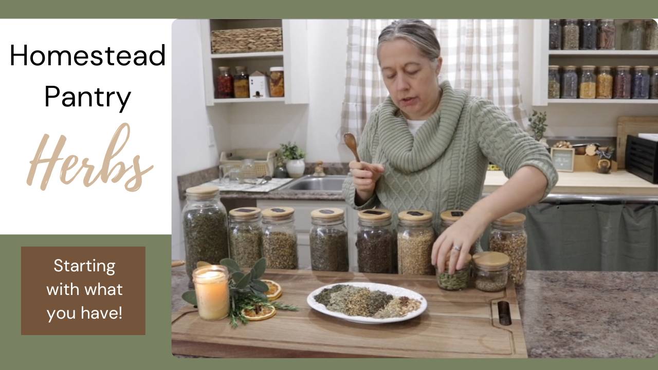 Homestead Pantry Herbs E-book | Grow Create Sip & Farmhouse Teas