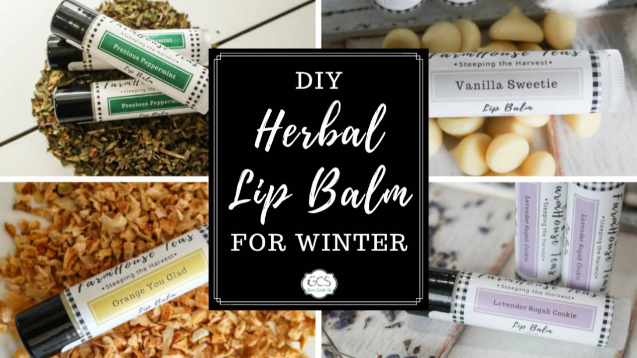 DIY Herbal Lip Balm for Winter | Calendula & Tallow Recipes