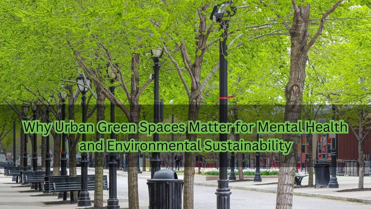 Green Spaces Improve Health and Sustainability in Cities