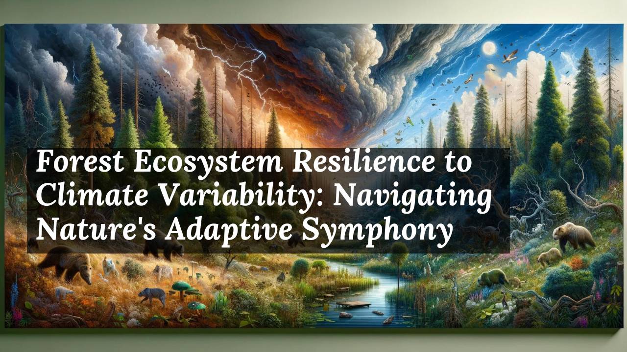 Forest Ecosystem Resilience to Climate Variability: Navigating Nature