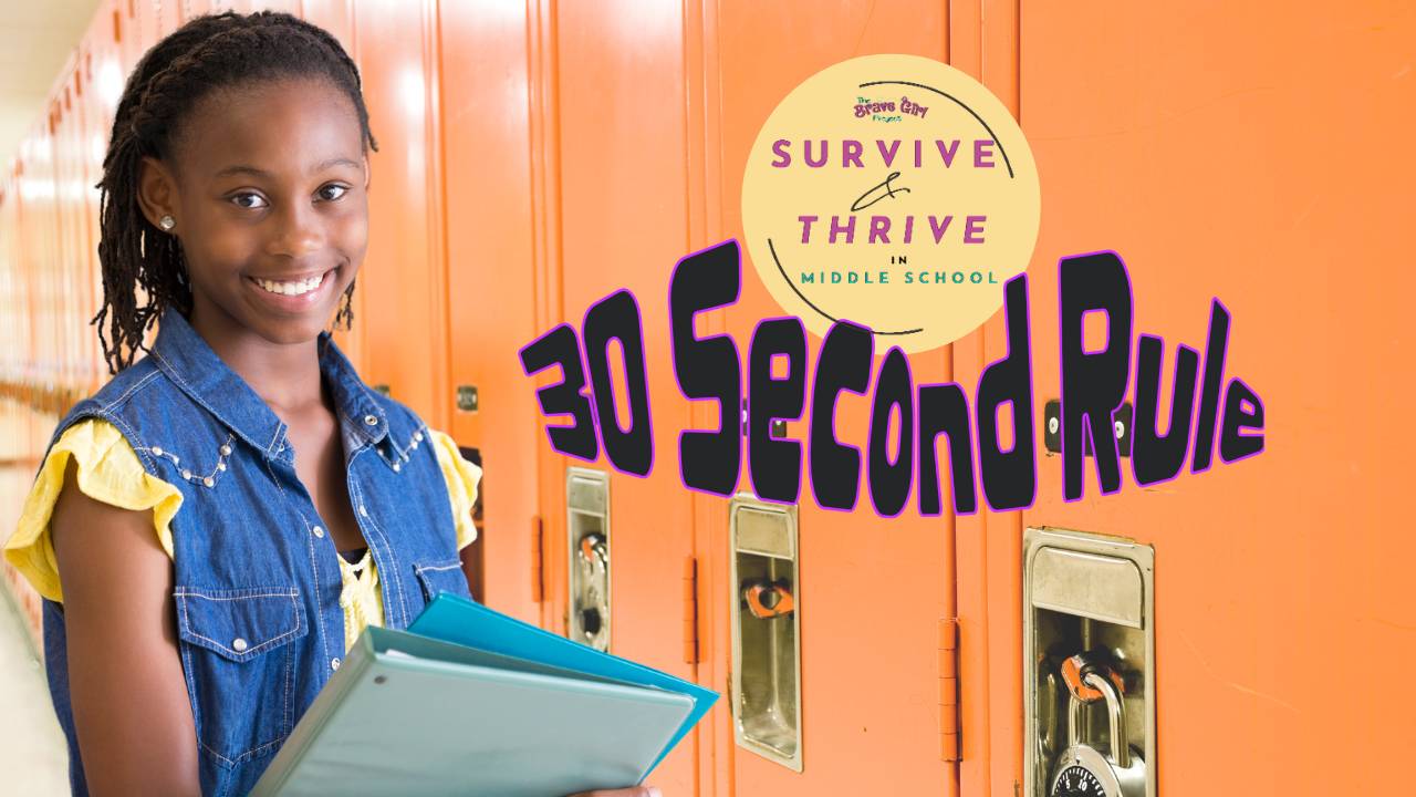 Boost your daughter's social skill with the 30-second Rule.