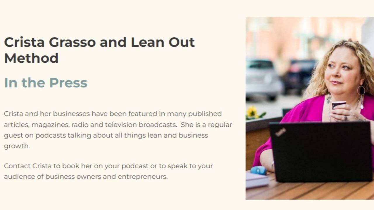 Press | Lean Out Method