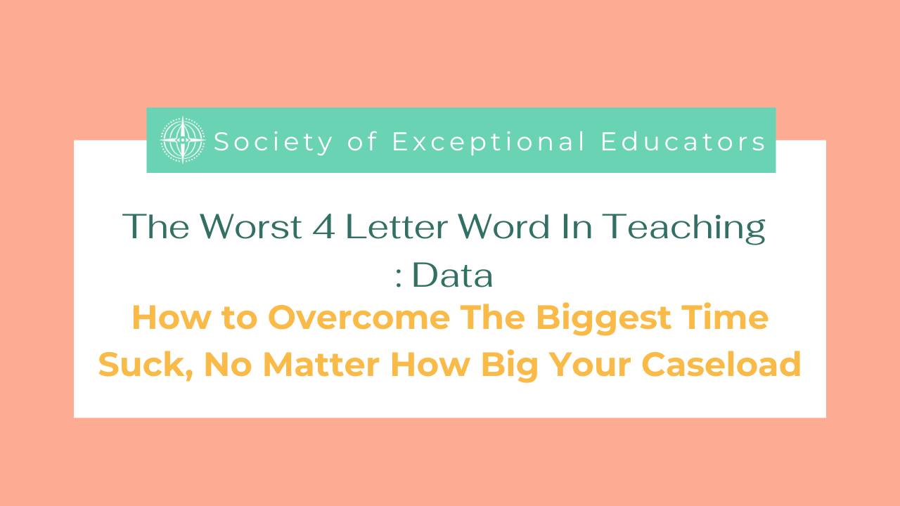 The Worst 4 Letter Word in Teaching