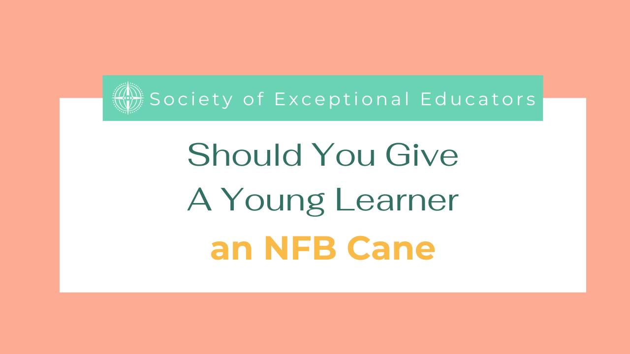 Should you give a young learner an NFB Cane?