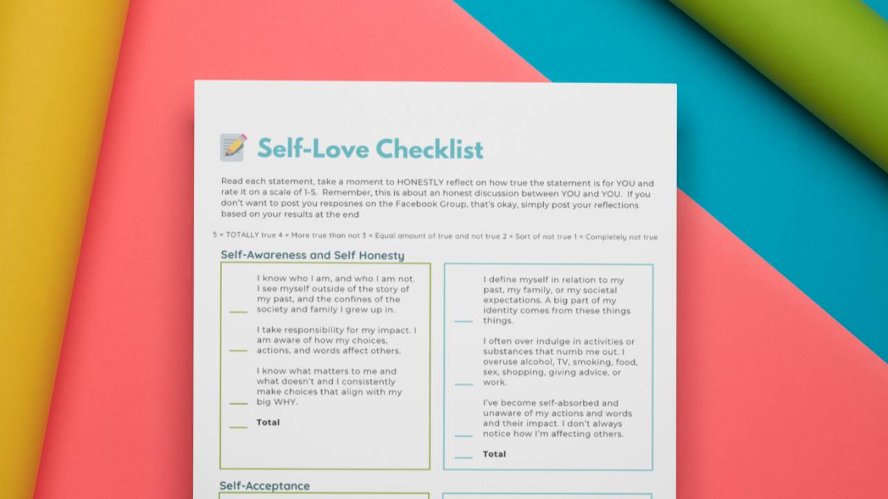 Self Love Checklist