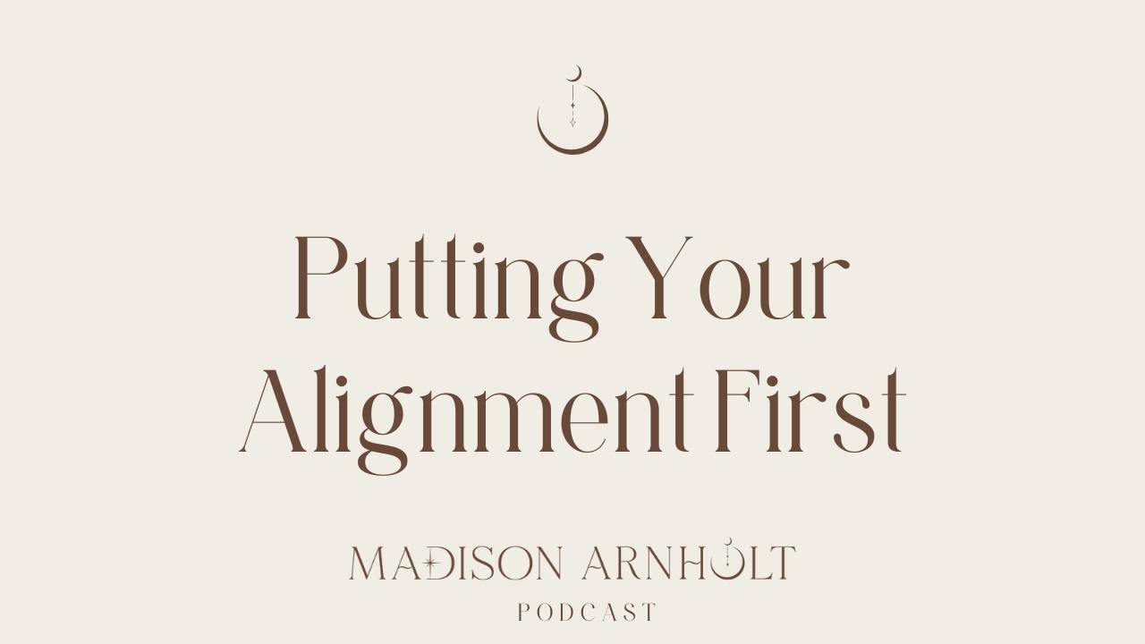 Putting Your Alignment First [1:1 Coaching With Kristina]