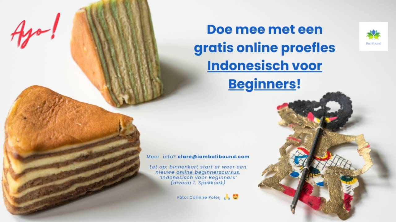 Online proefles Indonesisch voor beginners