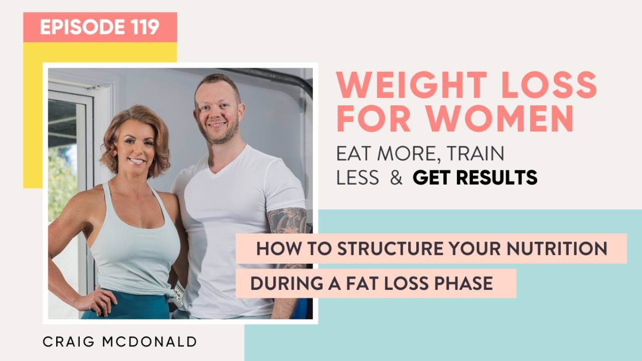 #119 - How to structure your nutrition during a fat loss phase