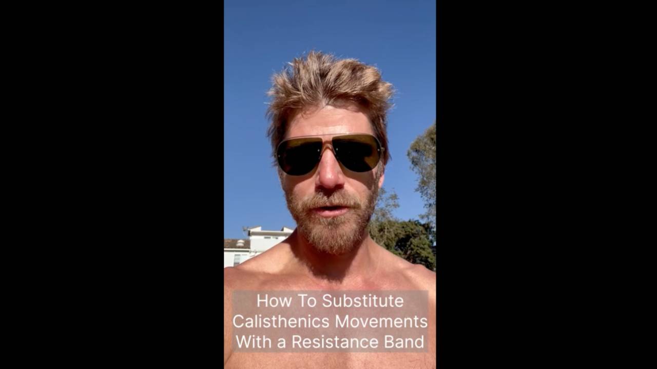 How to Use Resistance Bands to Substitute Pull-Ups, Push-Ups, and Dips