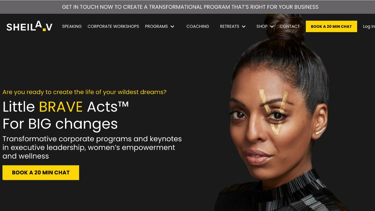 Sheila V | Top Motivational Keynote Conference Speaker
