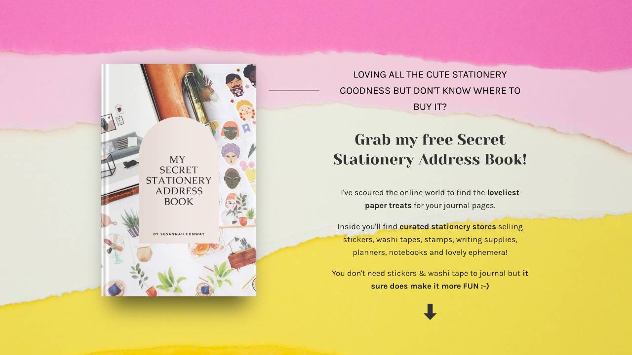 Secret Stationery Address Book