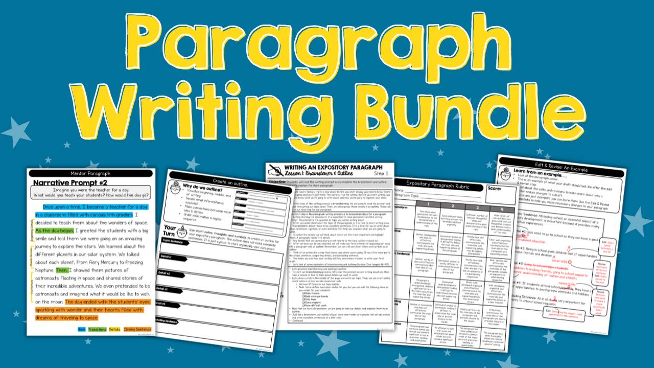 Paragraph Writing Bundle
