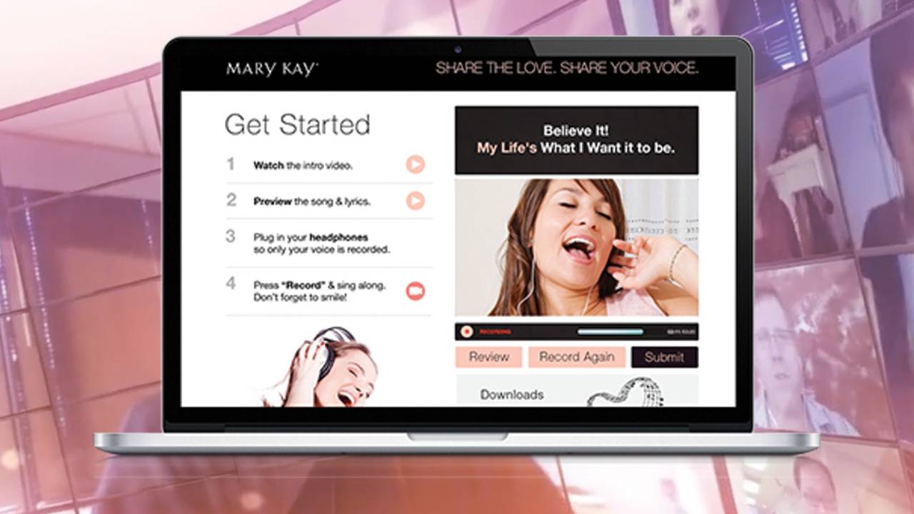 Work | Mary Kay Virtual Voices Campaign