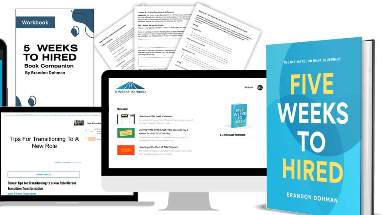 5 Weeks To Hired Book