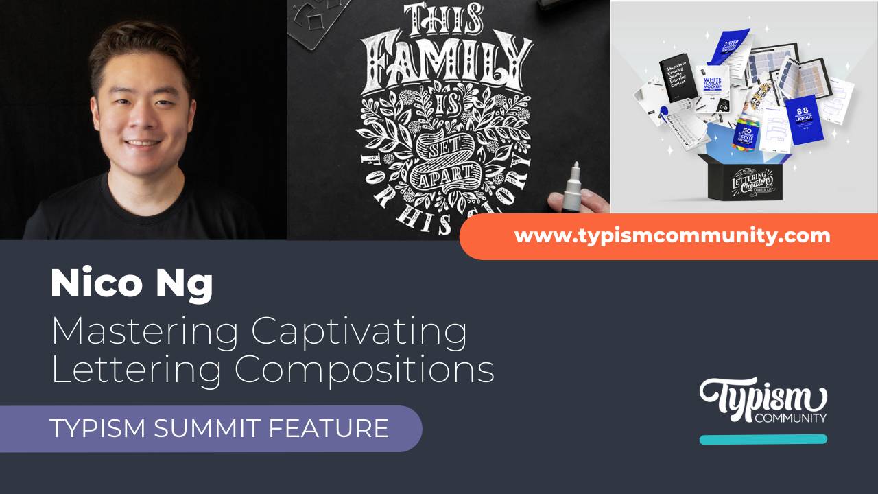 Captivating Lettering Compositions: Nico Ng