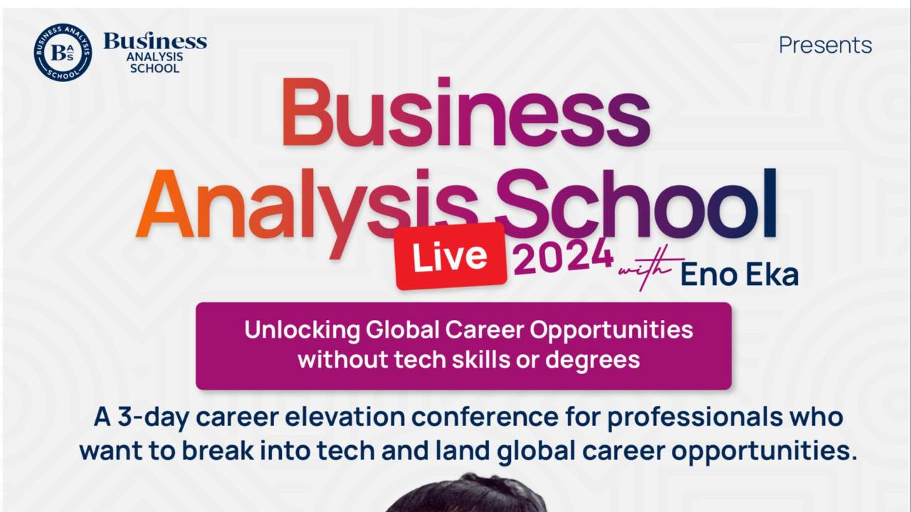 Business Analysis School Live LAGOS 2024