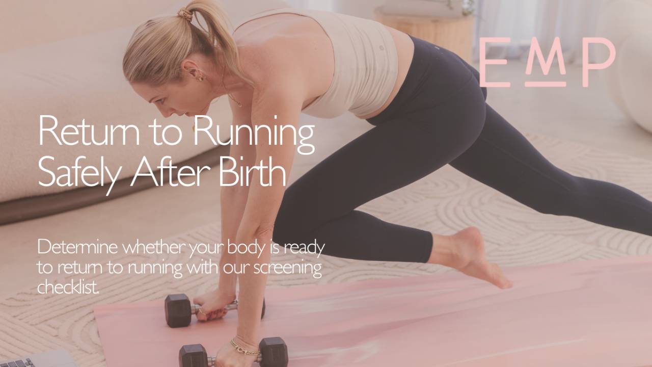 Postnatal Return to Running - The Screening Checklist!