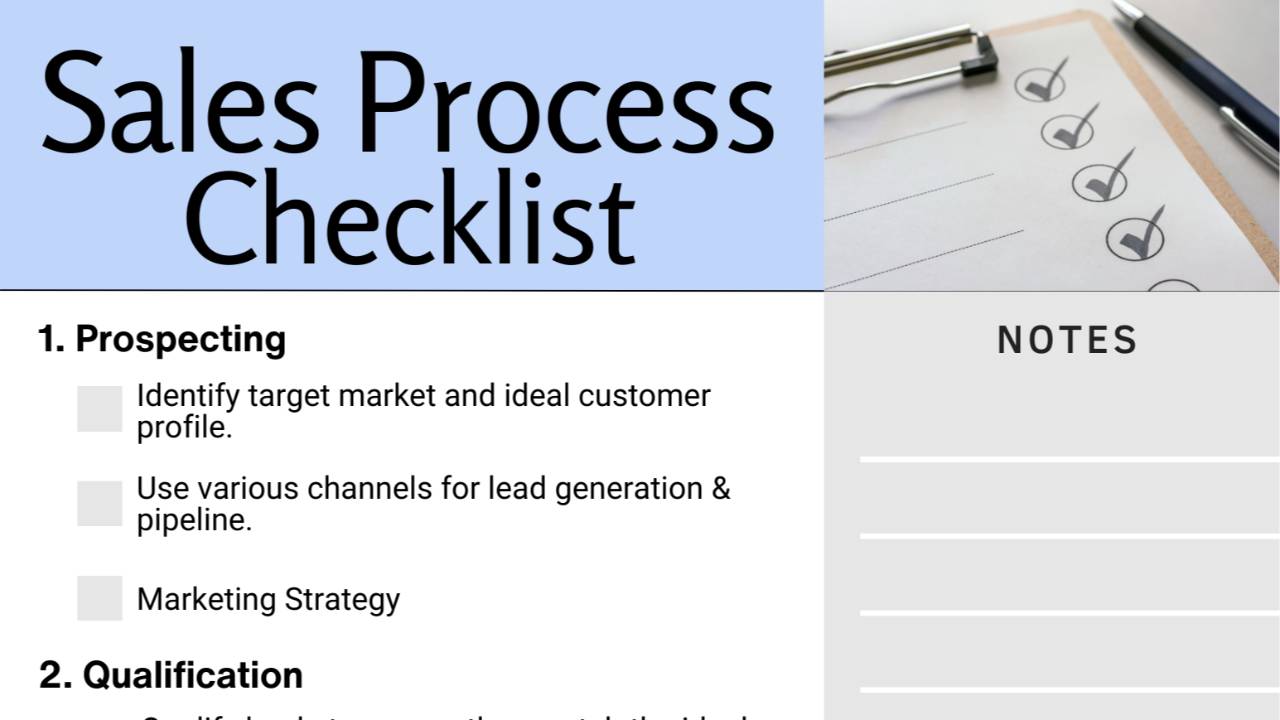 7-Step Sales Process Checklist