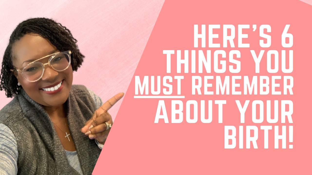 Here's 6 Things You MUST Remember About Your Birth! Take Notes