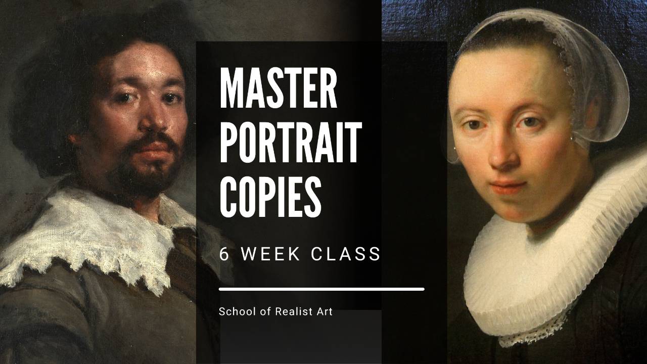 Master Portrait Copies 6 Week Oil Painting Class