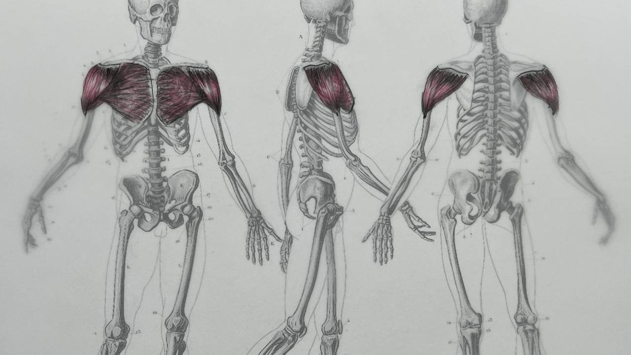 Anatomy for Figure Drawing Cheat Sheet: The Deltoid