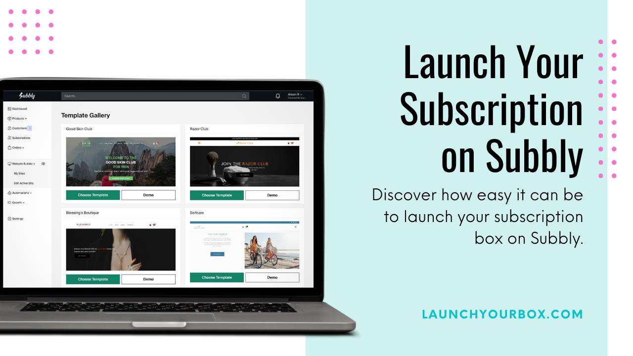 Launch Your Subscription on Subbly