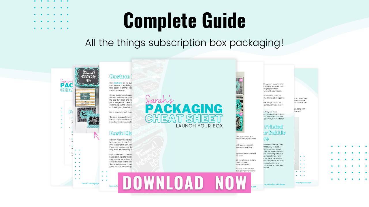 Sarah's Packaging Cheat Sheet