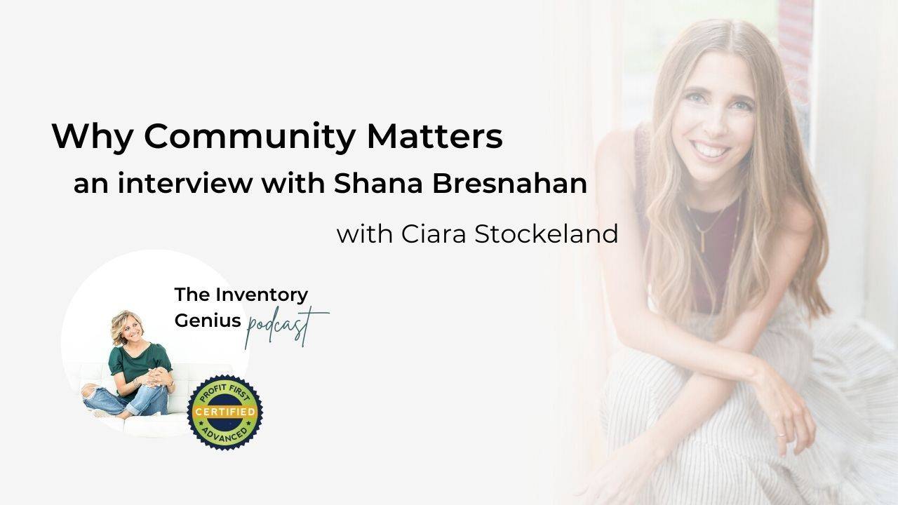 Why Community Matters: an interview with Shana Bresnahan