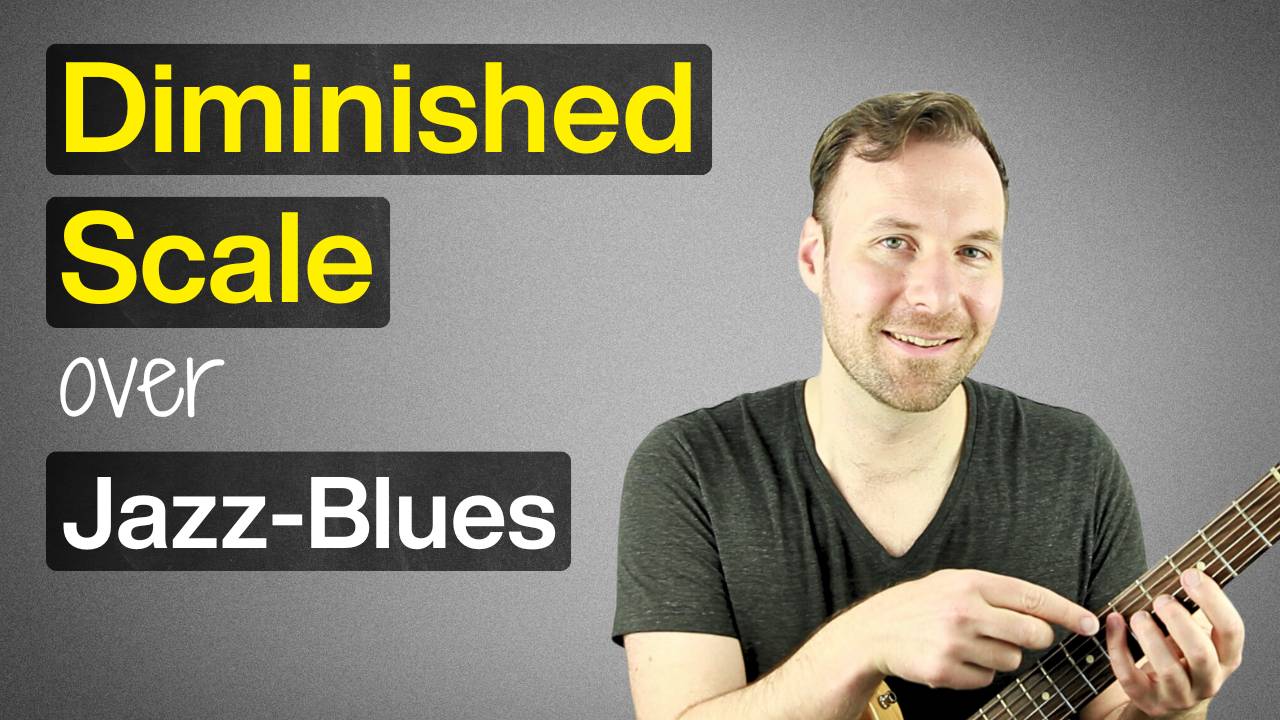 Diminished Scale Guitar Trick Over Jazz-Blues Progression