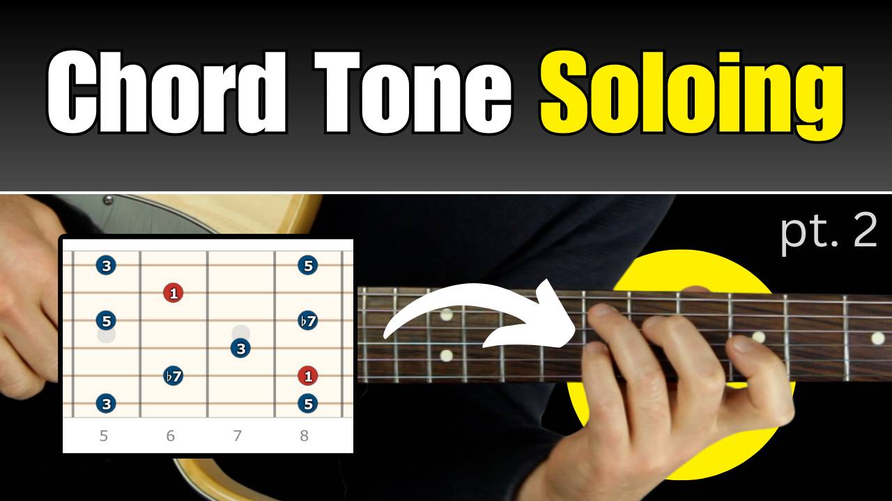 Chord Tone Soloing Jazz Guitar Workout Part 2