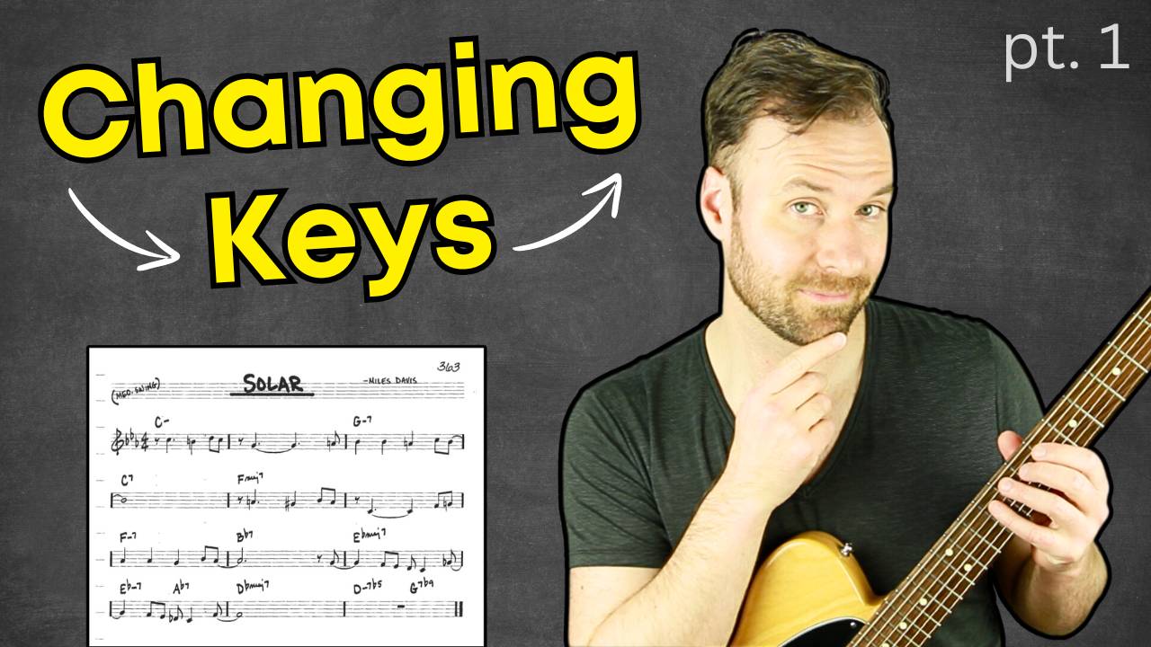 SERIOUS Jazz Guitar Scales Workout, Part 1 (Solar by Miles Davis)