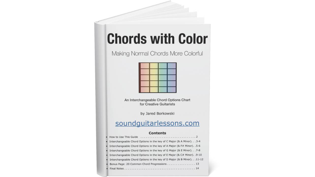 Chords with Color Chord Chart - Making Normal Chords More Interesting