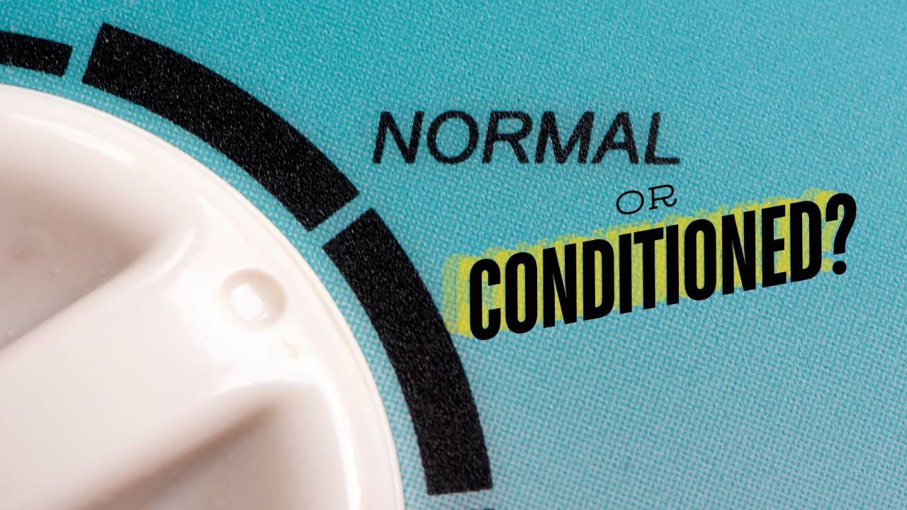 Normal or Conditioned? How to Do Things Your Way and Love It.