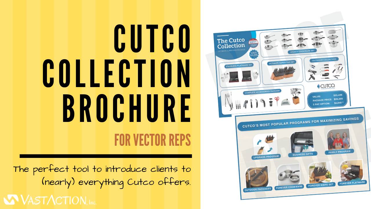Products & Business Support: Cutco Collection Brochure