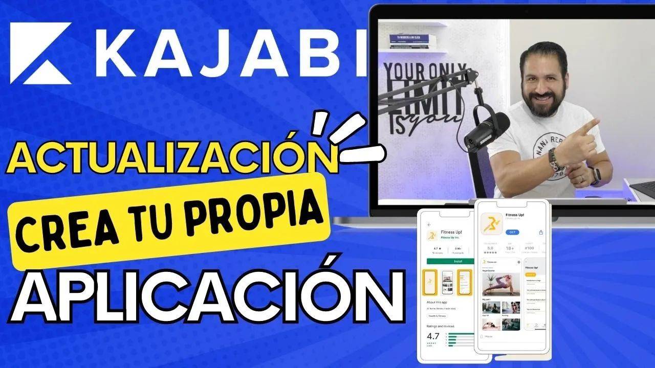 Actualización Kajabi APP ahora con tu propia marca y mucho más