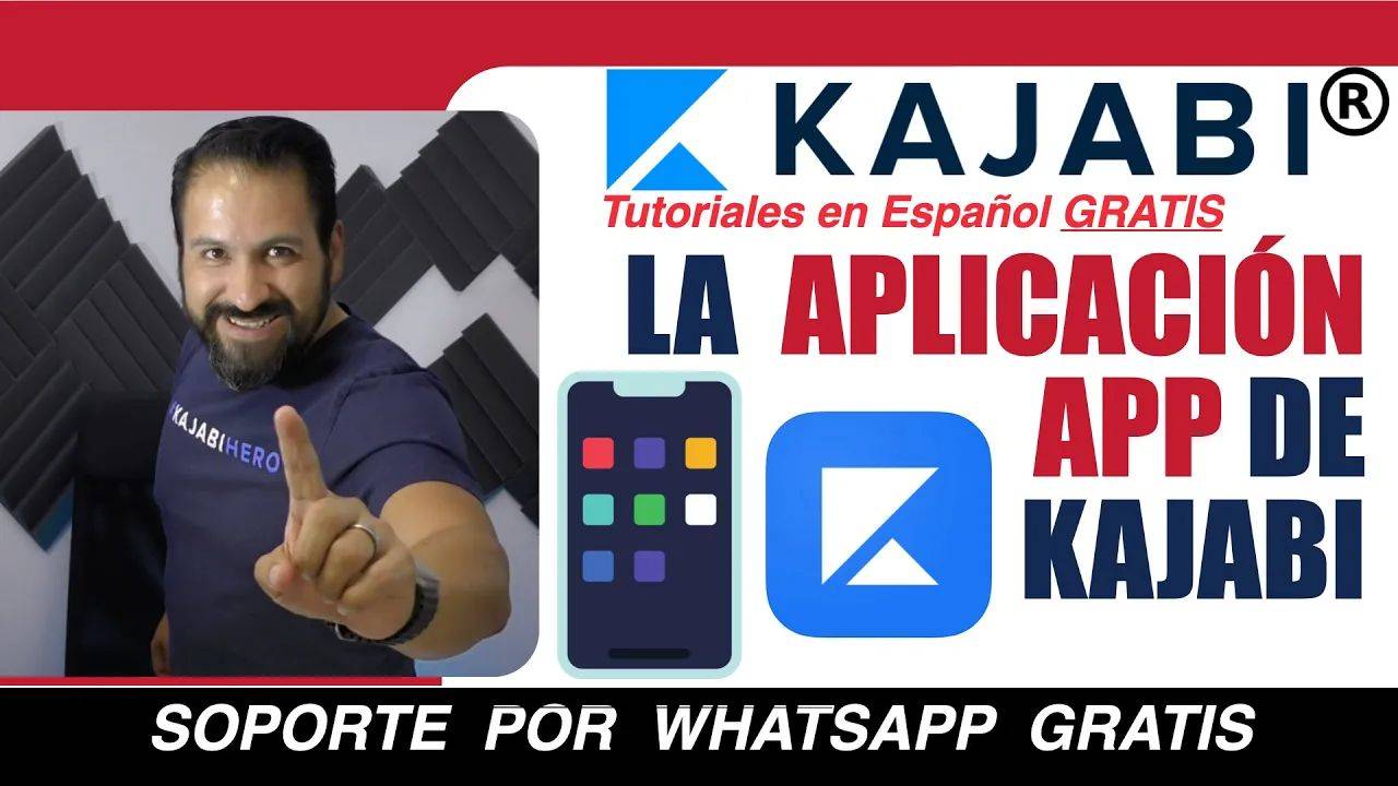 Cómo funciona la aplicación app móvil de Kajabi en Español