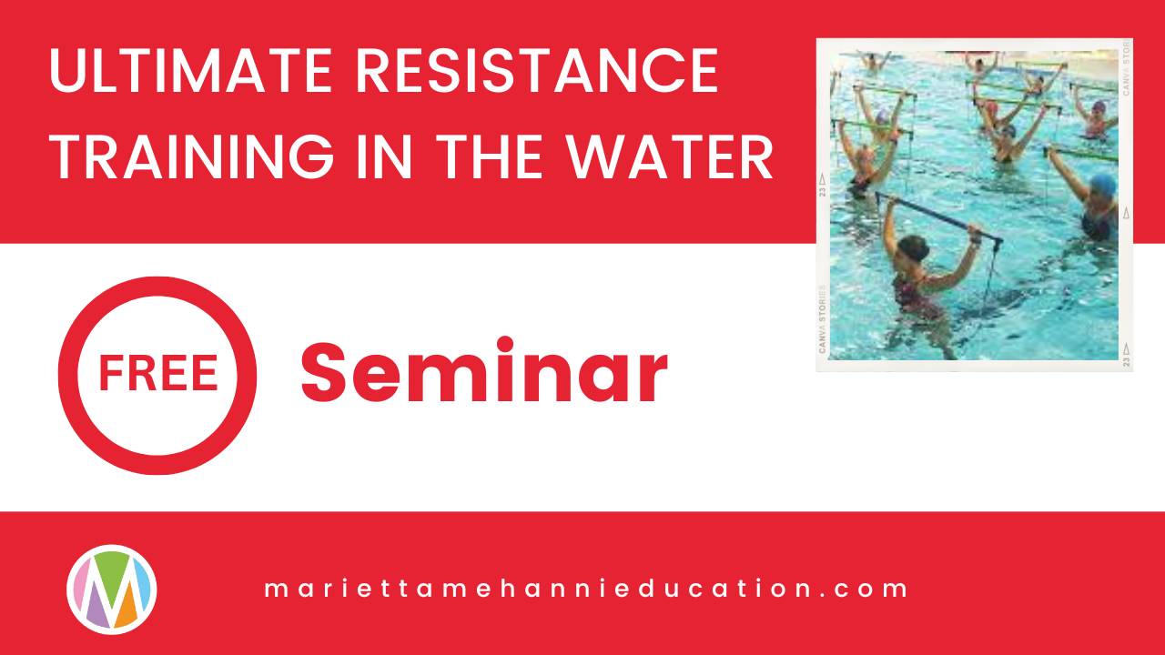 Ultimate Resistance Training in the Water Seminar Sign Up