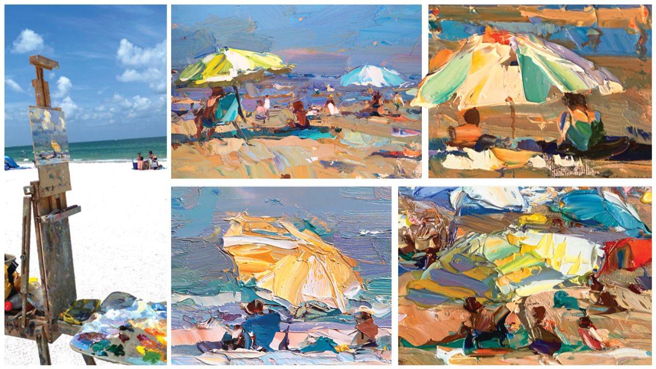 How-to Paint Parasols