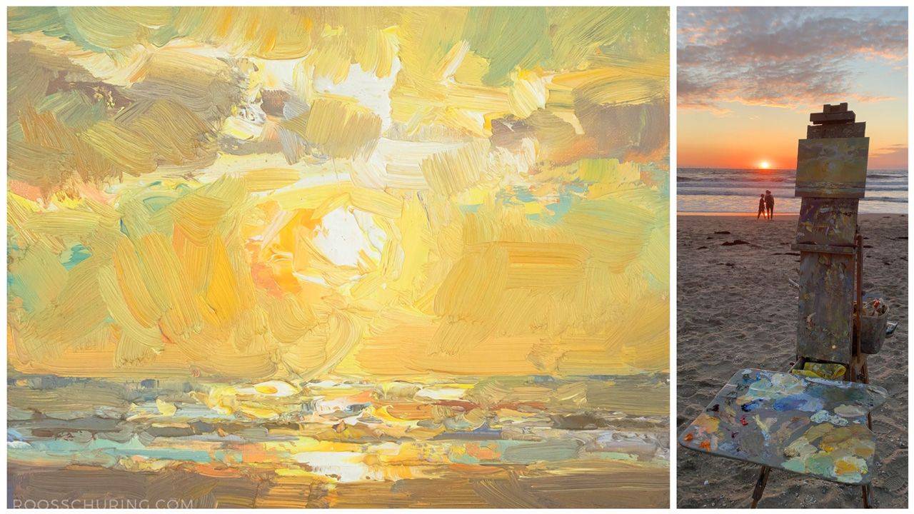 Sunset Line of Light - Light Effects