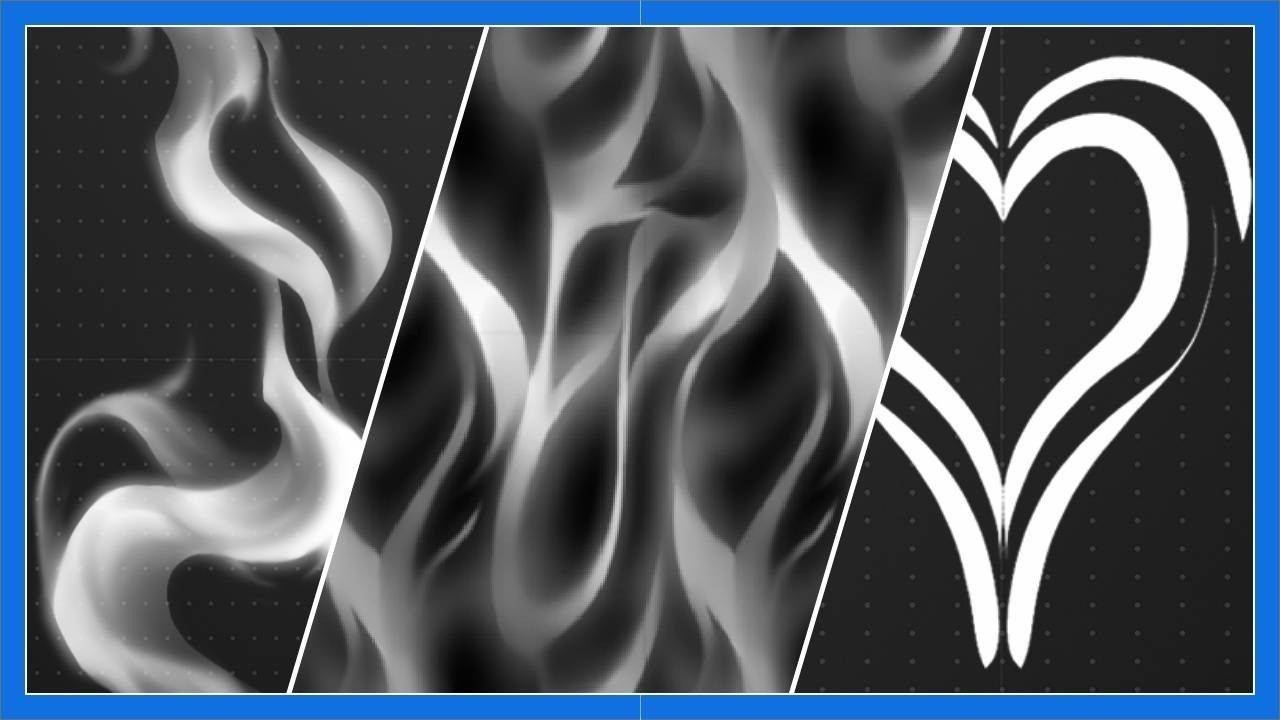 how to draw fire in krita