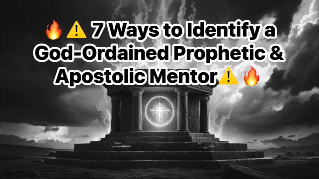 ⚠️ 7 Ways to Identify a God-Ordained Prophetic & Apostolic Mentor⚠️