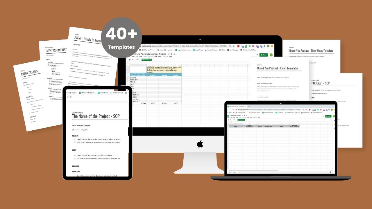 Entrepreneur System & Workflow Templates
