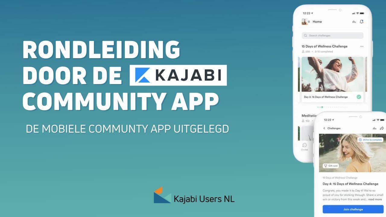 Een rondleiding door de Kajabi Community App