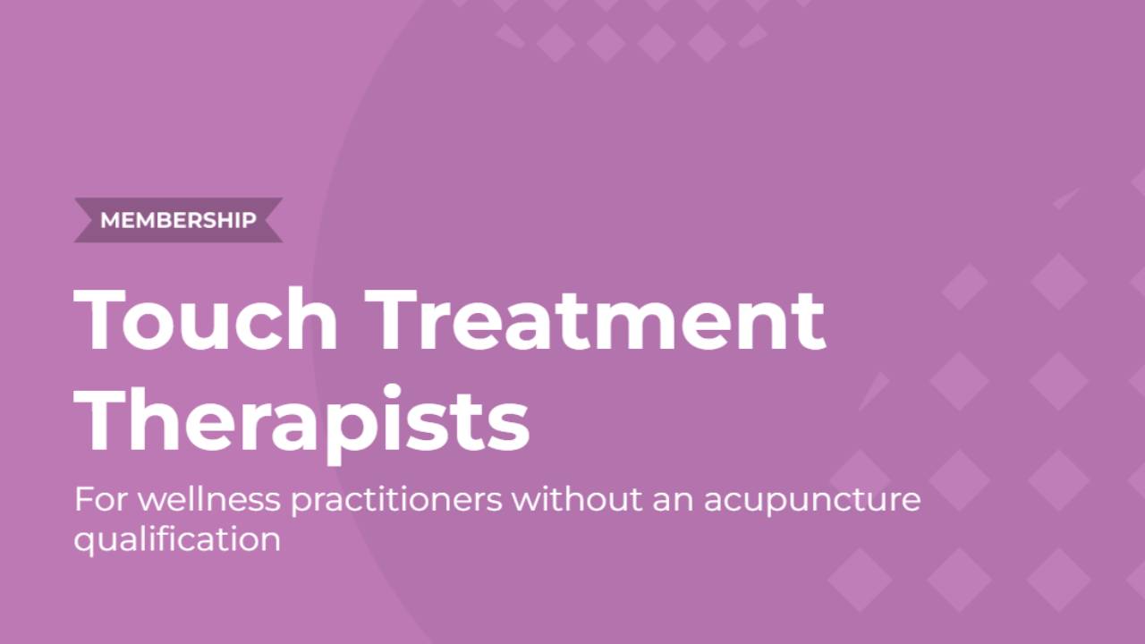 Touch Treatment Therapist Membership