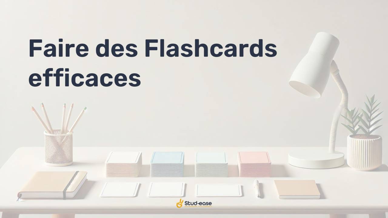 Faire des Flashcards efficaces pour ses révisions