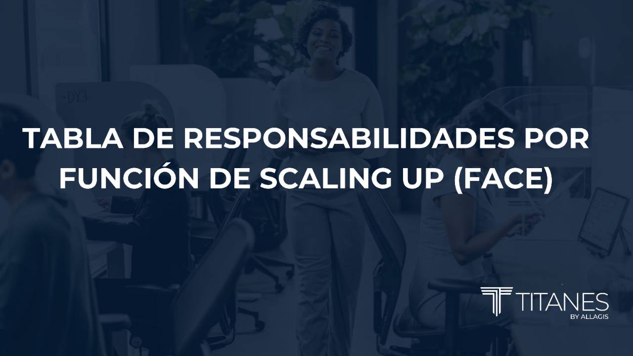 Tabla de Responsabilidades por Función de Scaling Up (FACe)