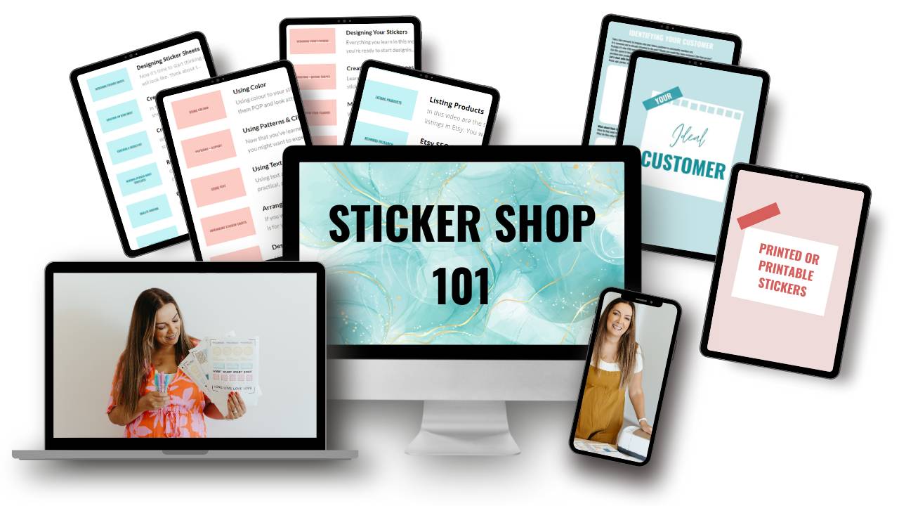 Enroll in Sticker Shop 101: start selling stickers!