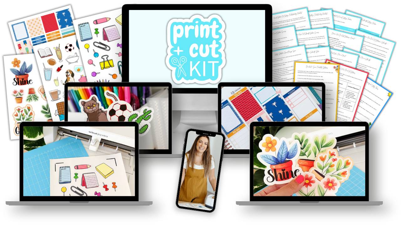 Print and Cut Kit Mini-Course for Beginner Sticker Makers!