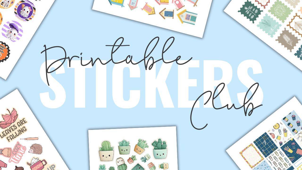 Printable Stickers Club with Mim Jenkinson: Join Now!